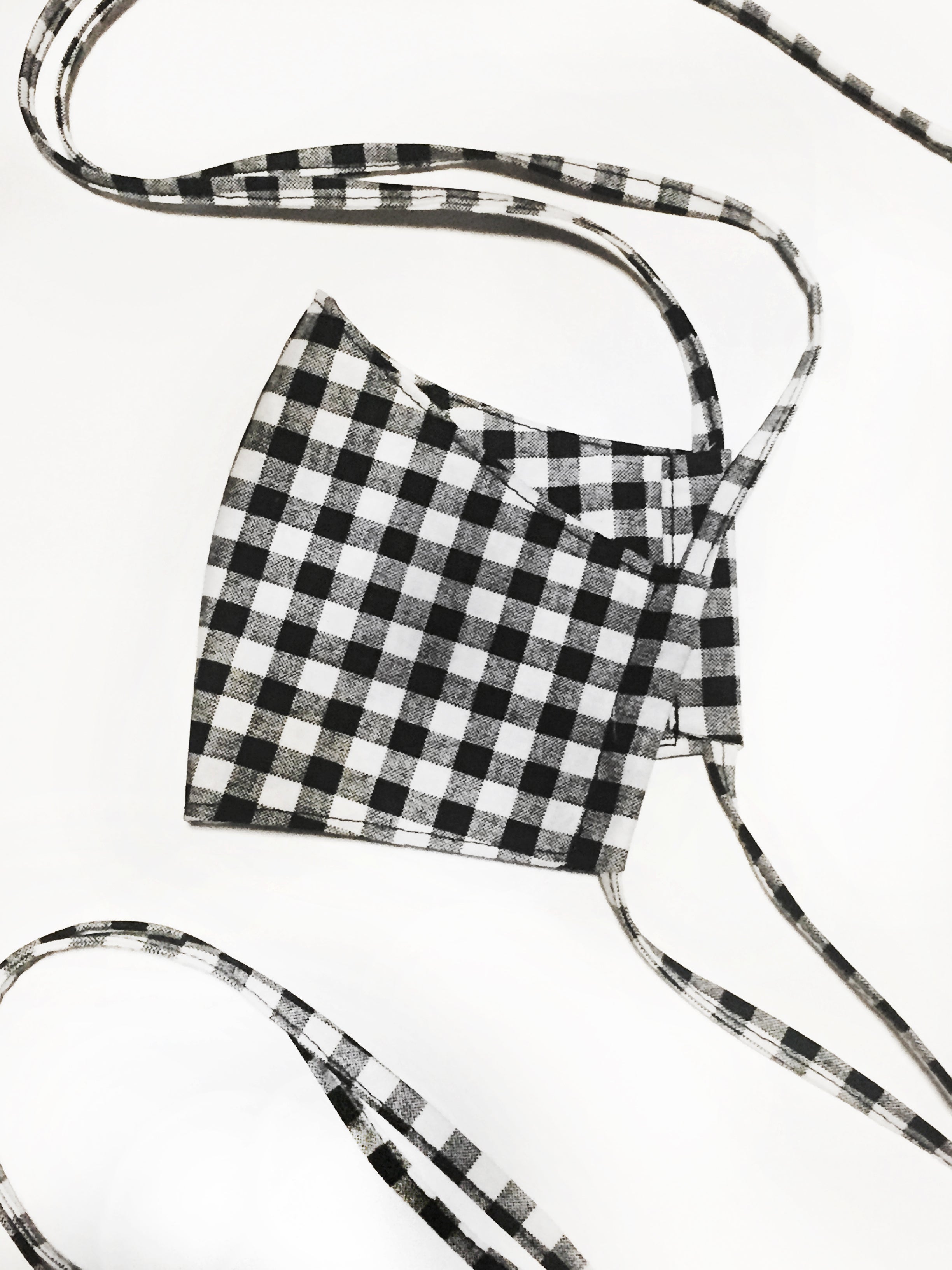 Gingham Face Mask with Filter Pocket – Kahri by KahriAnne Kerr