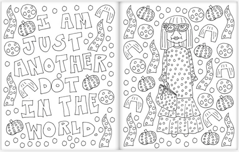 Little Artist Icons Coloring Book – Kahri by KahriAnne Kerr