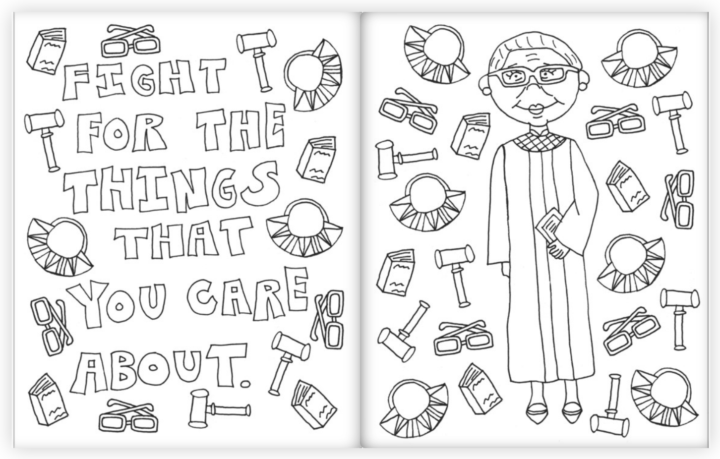 Little Feminist Icons Coloring Book – Kahri by KahriAnne Kerr