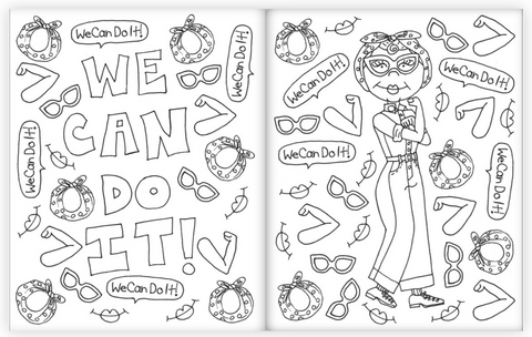 feminist coloring book for kids