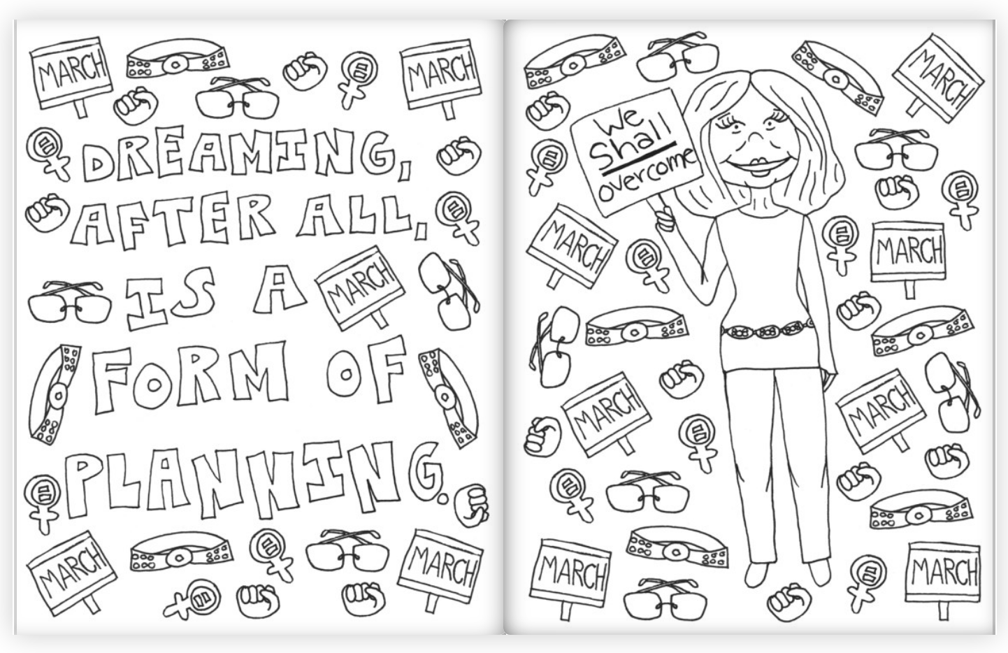 Little Feminist Icons Coloring Book – Kahri by KahriAnne Kerr