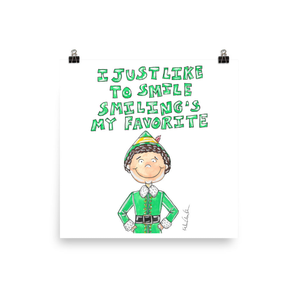 Buddy the Elf Quote Art Print – Kahri by KahriAnne Kerr