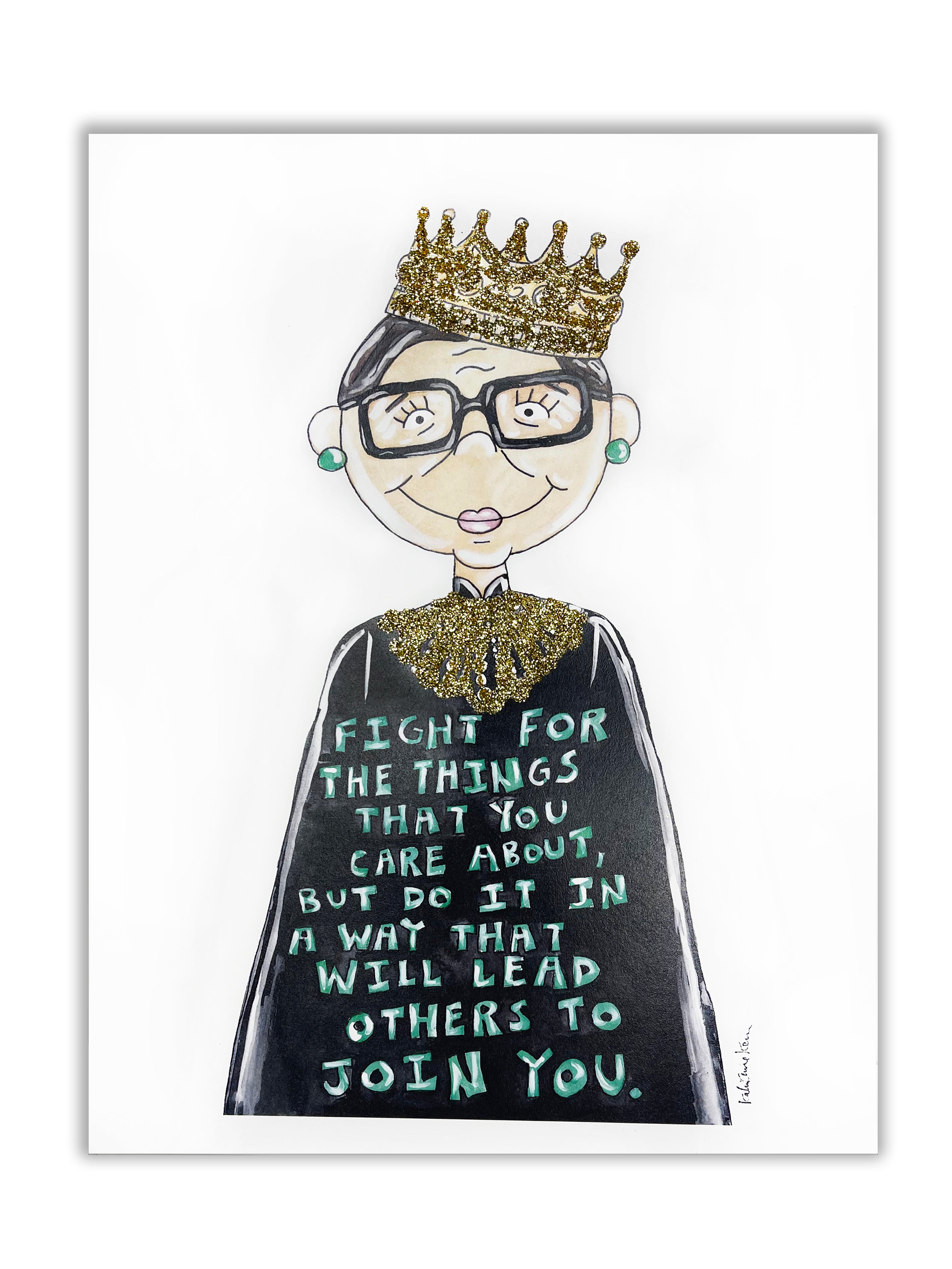 Ruth Quote Glitter Art Print – Kahri by KahriAnne Kerr