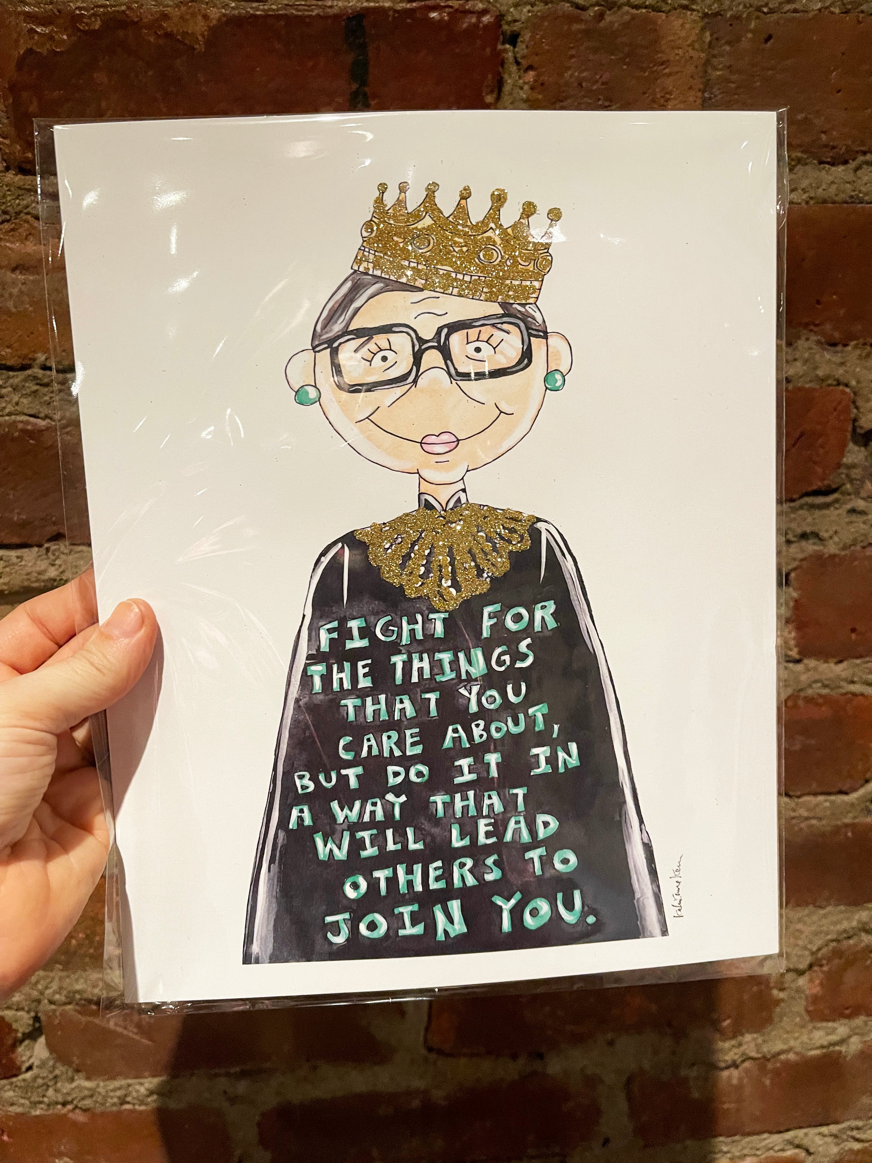 Ruth Quote Glitter Art Print – Kahri by KahriAnne Kerr